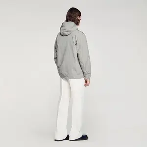 Sandro Technical Hooded Jacket - Aluminum