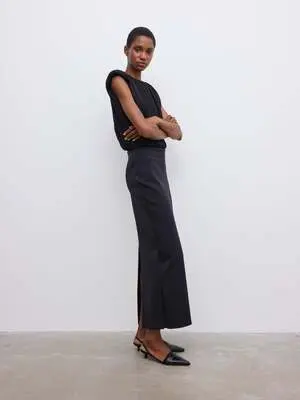 HOUSE OF DAGMAR Stretch Jersey Ankle-length Skirt