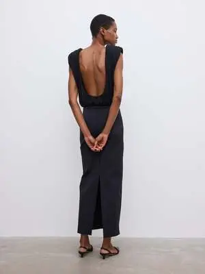 HOUSE OF DAGMAR Stretch Jersey Ankle-length Skirt