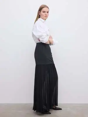 HOUSE OF DAGMAR Jacquard Maxi Skirt