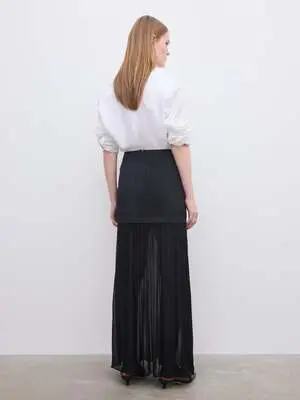 HOUSE OF DAGMAR Jacquard Maxi Skirt