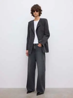 House Of Dagmar Notched Lapel Outerwear For Women