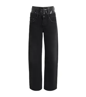 AGOLDE Elson Double-waist Straight Jeans