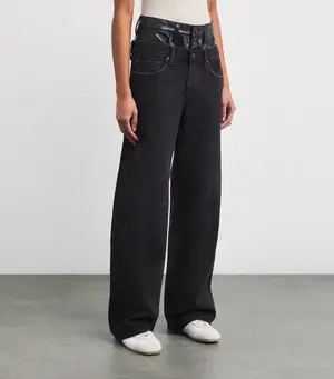 AGOLDE Elson Double-waist Straight Jeans