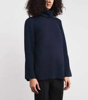 JOSEPH Cashmere Loftus Rollneck Sweater - Blue