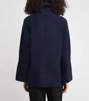 JOSEPH Cashmere Loftus Rollneck Sweater - Blue