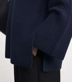 JOSEPH Cashmere Loftus Rollneck Sweater - Blue