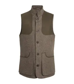 Purdey Tweed Relaxed Fit Gilet
