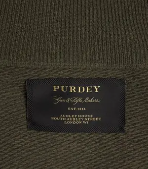 Purdey Wool Technical Zip Cardigan
