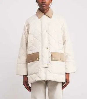 Barbour Quilted Aldburgh Jacket - Beige