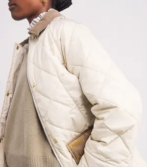 Barbour Quilted Aldburgh Jacket - Beige