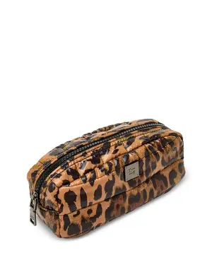THINK ROYLN Quilted Print Cosmetic Pouch