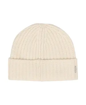 Gorski Cashmere Beanie Hat - Ivory