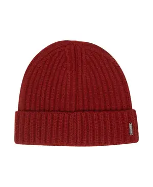 Gorski Cashmere Beanie Hat - Red