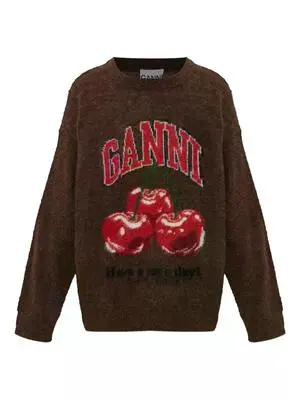 Ganni Long Sleeve Sweaters For Women
