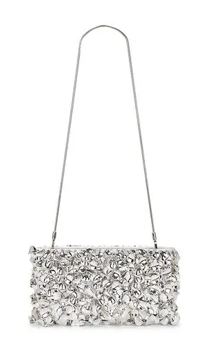 Simkhai Reese Beaded Clutch - Silver
