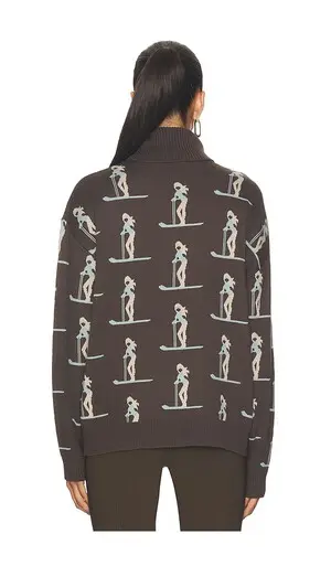ALP N ROCK Nala Vintage Ski Sweater In Brown