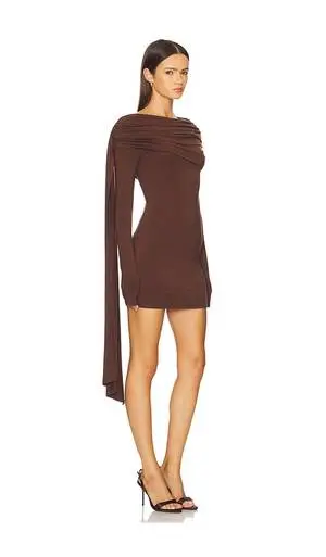 ALL THE WAYS Beatriz Drape Mini Dress