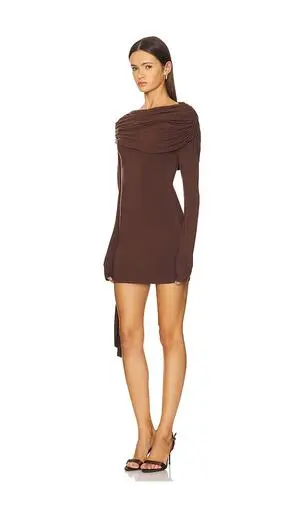ALL THE WAYS Beatriz Drape Mini Dress