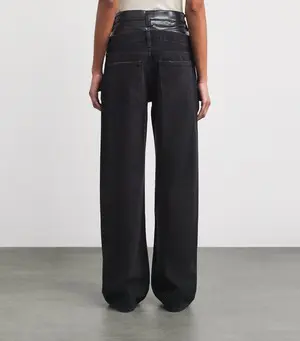 AGOLDE Elson Double-waist Straight Jeans