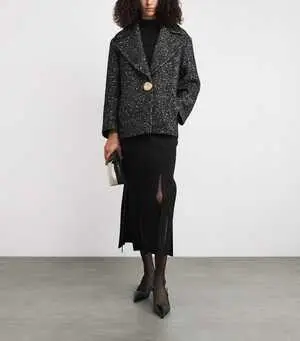 JOSEPH Wool Tweed Donegal Agar Coat