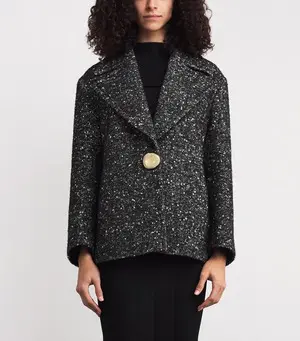 JOSEPH Wool Tweed Donegal Agar Coat