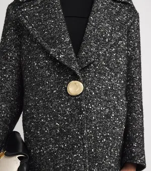 JOSEPH Wool Tweed Donegal Agar Coat