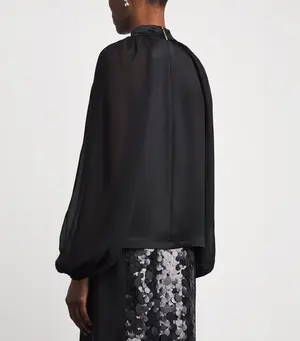 JOSEPH Satin Cave Blouse