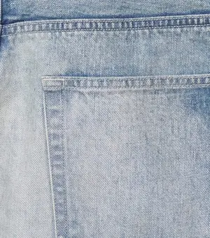 Auralee Faded Selvedge Wide-leg Jeans