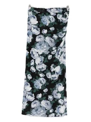 Stella McCartney Floral Long Skirt - Black