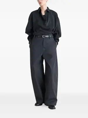 LEMAIRE Silk Shirt - Black