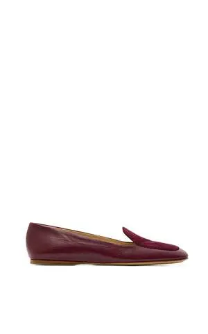 Italian Tumbled Calf Leather Flats