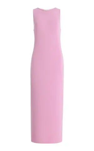 HIGH SPORT Devin Wool Midi Dress Pink