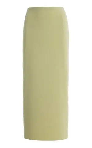 HIGH SPORT Cassidy Wool Maxi Skirt - Green