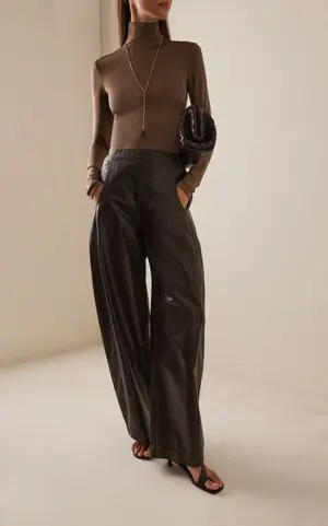 Rachel Comey Tany High-rise Coated Jeans
