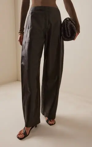 Rachel Comey Tany High-rise Coated Jeans