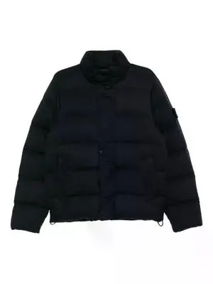 Stone Island 4100100 Twill Wool-tc_ Ghost Padded Jacket - Blue