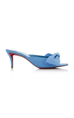 CHRISTIAN LOUBOUTIN Mulazee 60mm Taffeta Mules - Blue