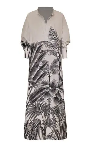 ANDRES OTALORA Montse Printed Cotton-poplin Tunic - Print