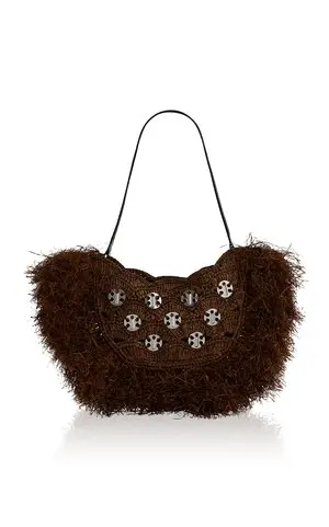 Rabanne Fringe Shoulder Bag - Brown