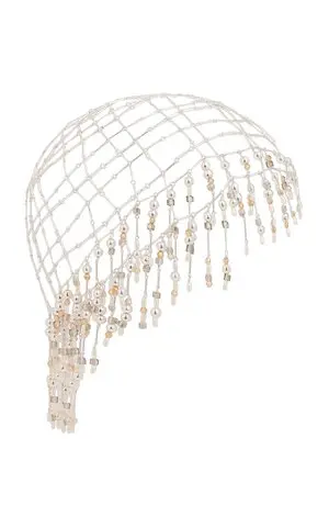 Rabanne Embellished Brass Headpiece