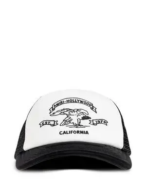 Amiri Graphic Print Trucker Hat - White
