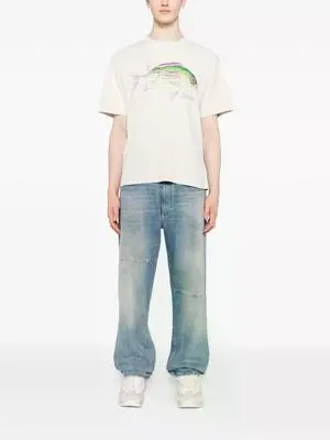 MELT Cotton Printed T-shirt - Neutrals