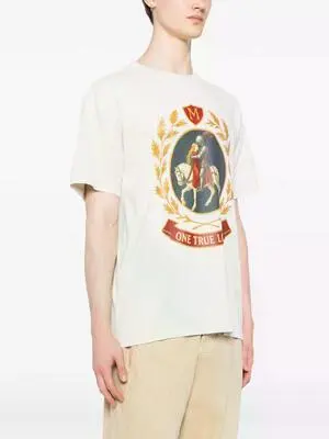 MELT Cotton Printed T-shirt - Neutrals