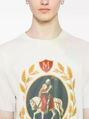 MELT Cotton Printed T-shirt - Neutrals
