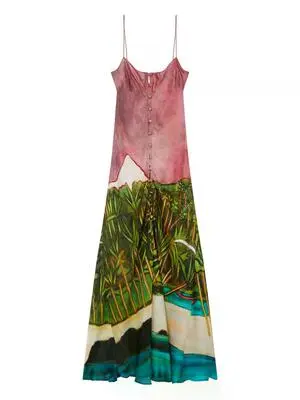 Donde Esteban Paneled Day Dresses