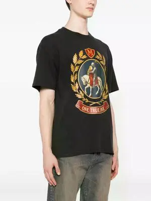 MELT Cotton Printed T-shirt - Black