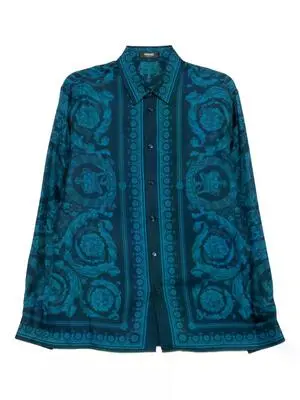 Versace Barocco Shirt - Blue