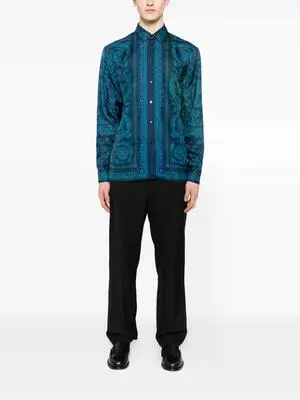 Versace Barocco Shirt - Blue