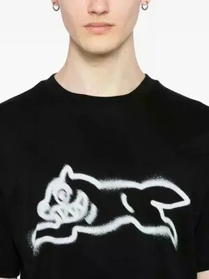ICECREAM Spray Paint Running Dog T-shirt